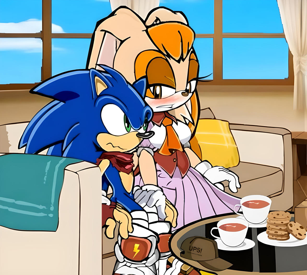 Vanilla X Sonicwhen Cream Is Not At Home By Sonicprimeinfinitus On Deviantart