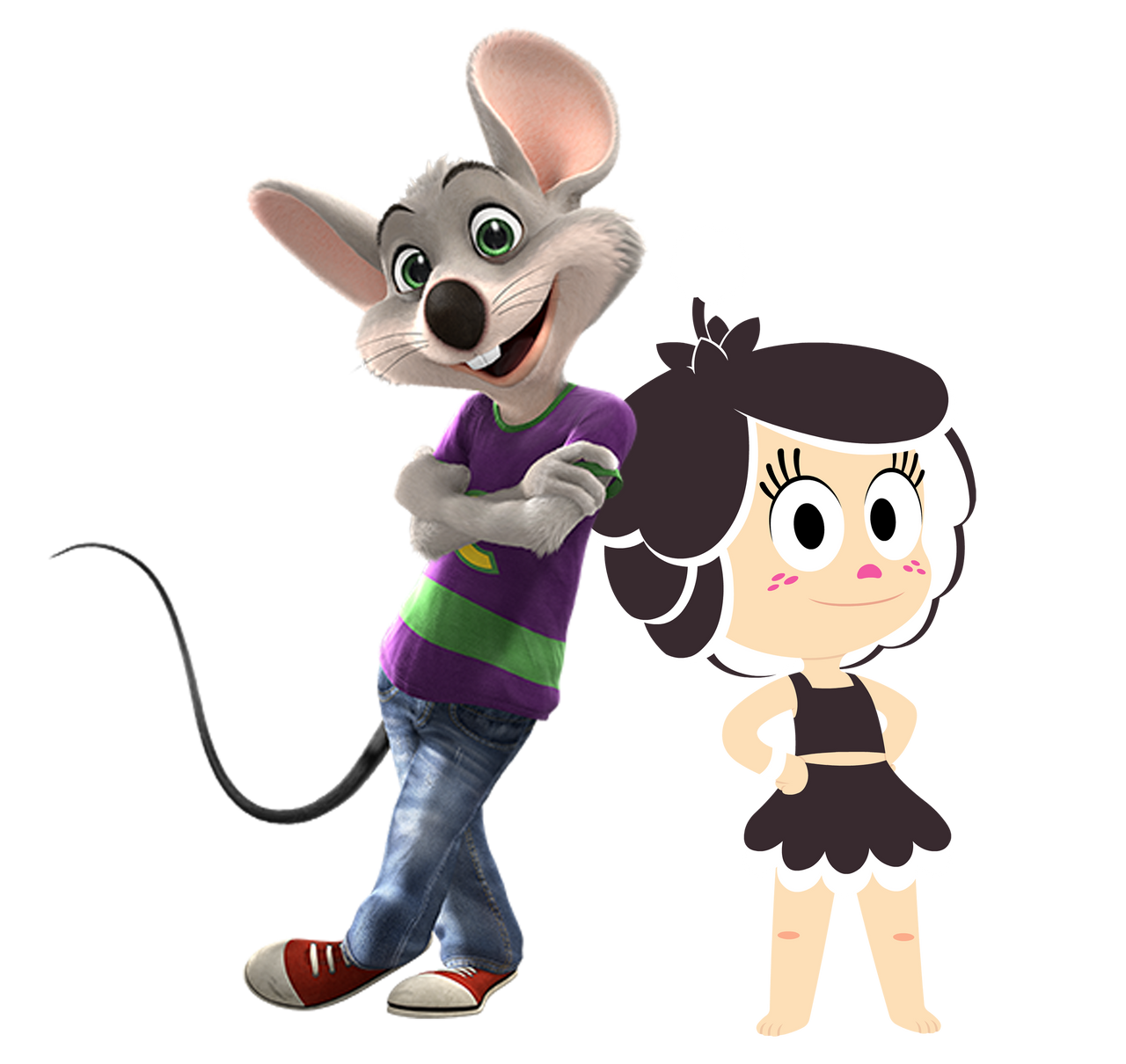 Chuck E Cheese And Hanazuki Vector By Liikotuari On Deviantart