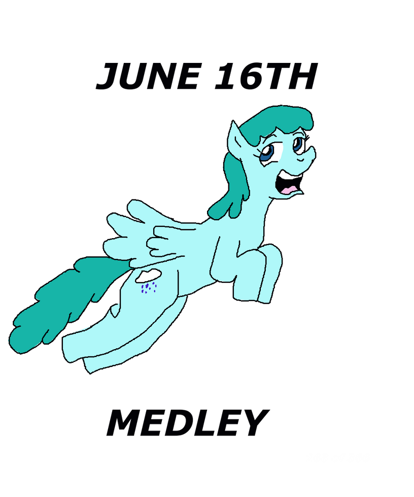Draw An Mlp Character Daily 168 Of 366 Medley By Eunos On Deviantart