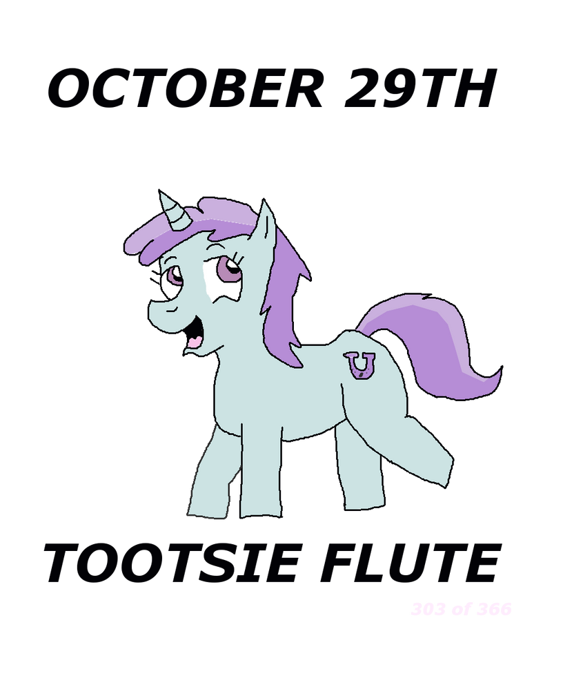 Draw An Mlp Character 303 Of 366 Tootsie Flute By Eunos On Deviantart