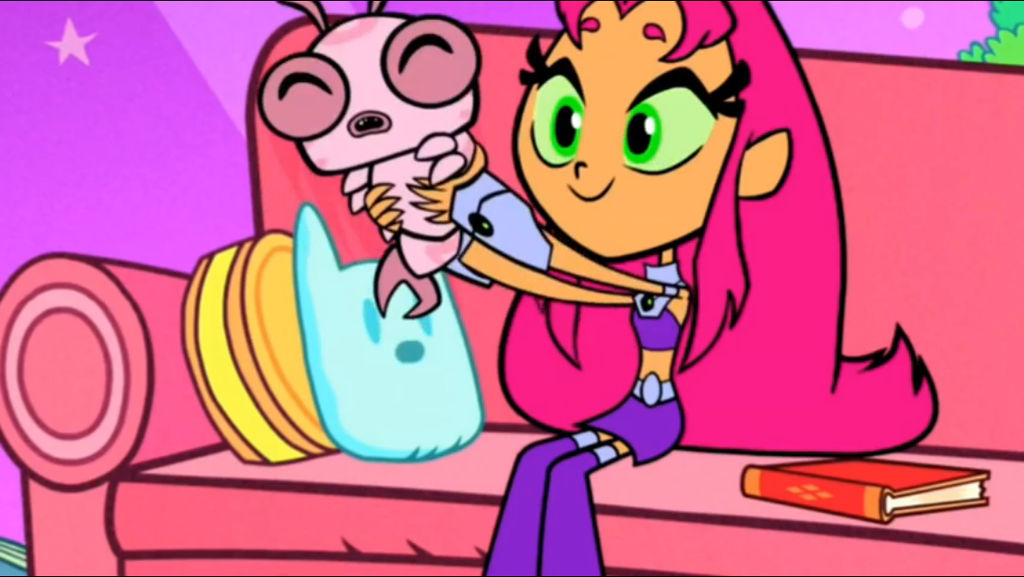 Teen Titans Go Starfire And Silkie By Bandidude On Deviantart
