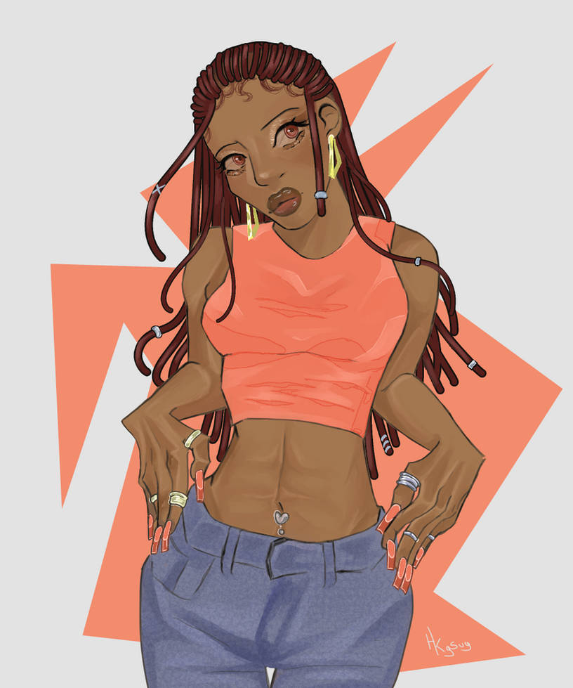 Black Girl Oc By Hkgsug On Deviantart