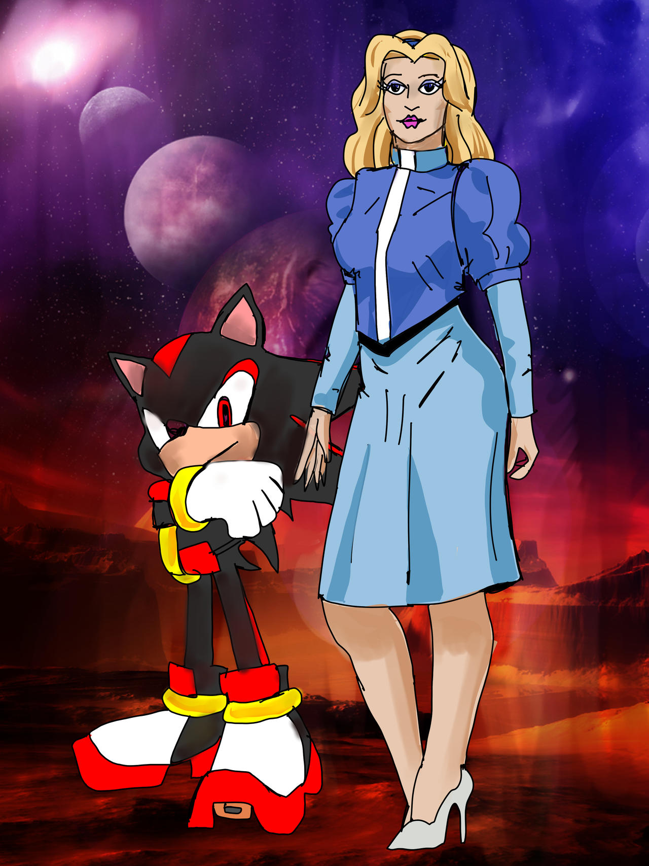 Maria Robotnik By Shadowking1957 On Deviantart