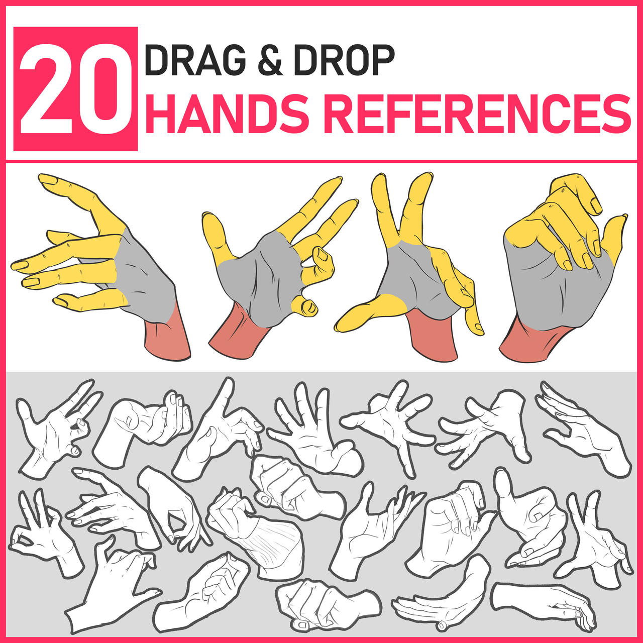 20 Free Hands Pose Reference By Seiorai On Deviantart