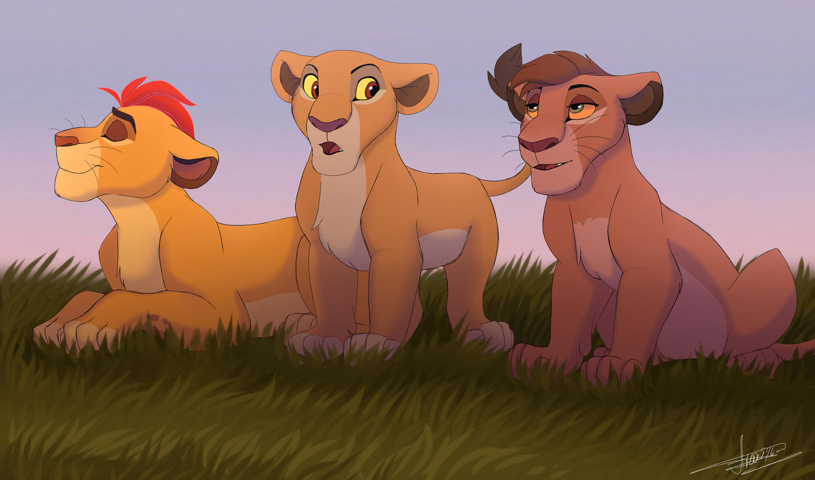 Kion Kiara And Kopa By Scorpion 89 On Deviantart