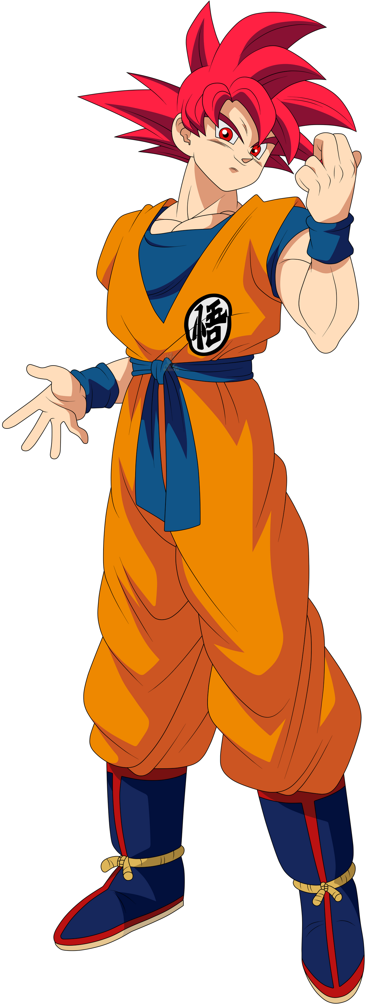 Goku Super Saiyajin Dios By Arbiter720 On Deviantart