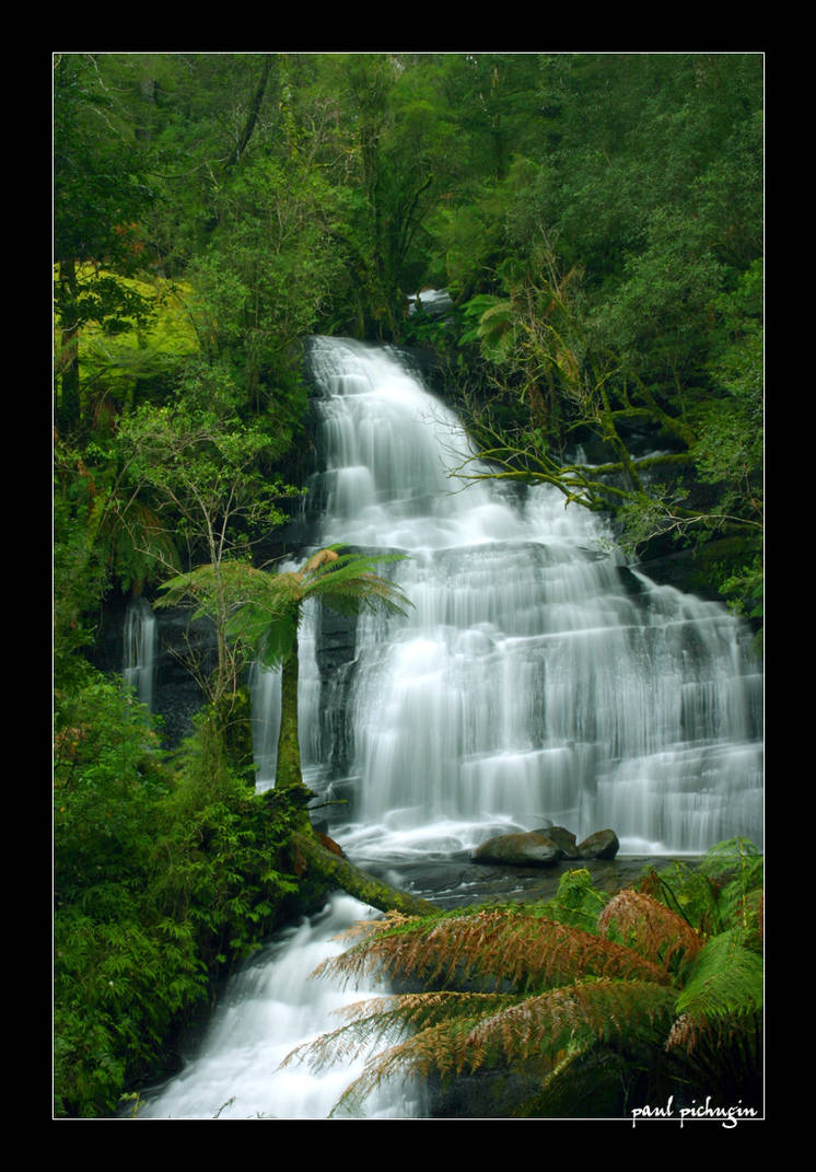 Triplet Falls by paulmp on DeviantArt