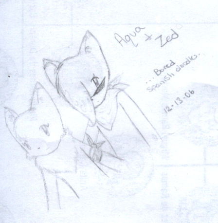 Aqua + Zed Doodles by aquamyu on DeviantArt