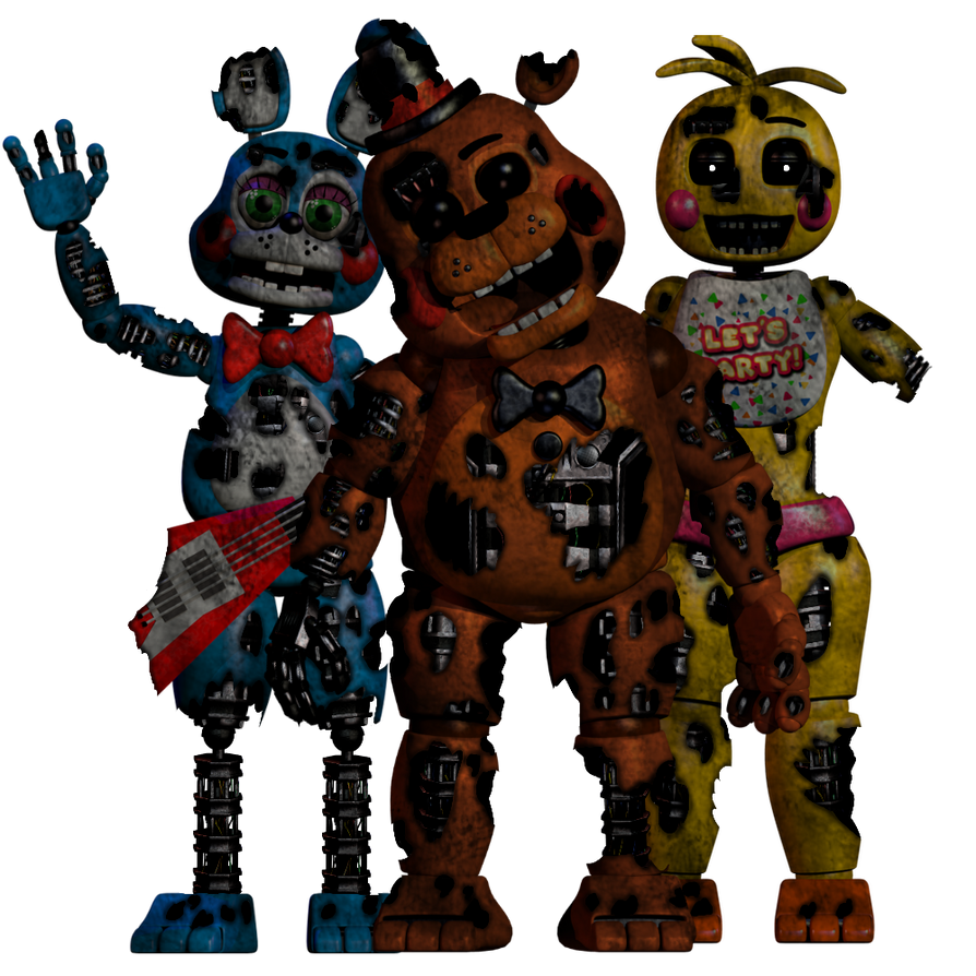 Withered Toys By Freddydoom5 On Deviantart