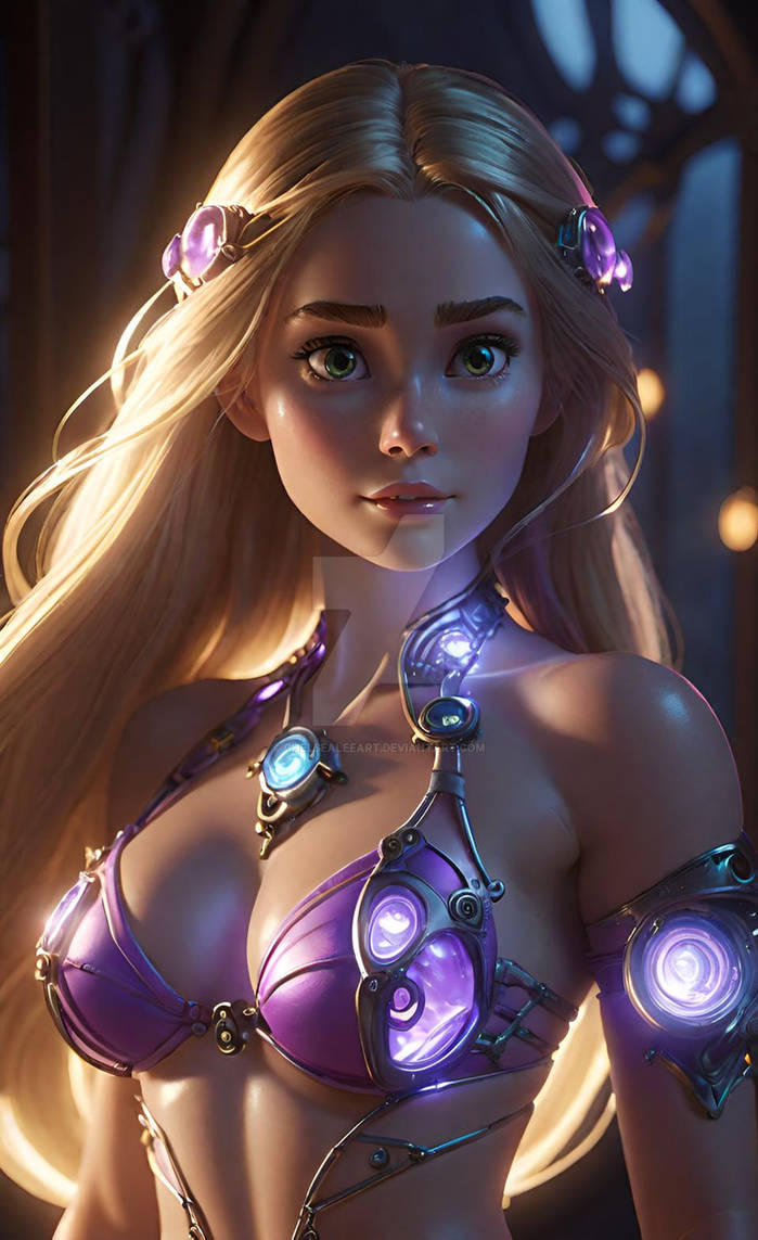 Cinderella Disney Princess In Bikini Neon By Chelsealeeart On Deviantart