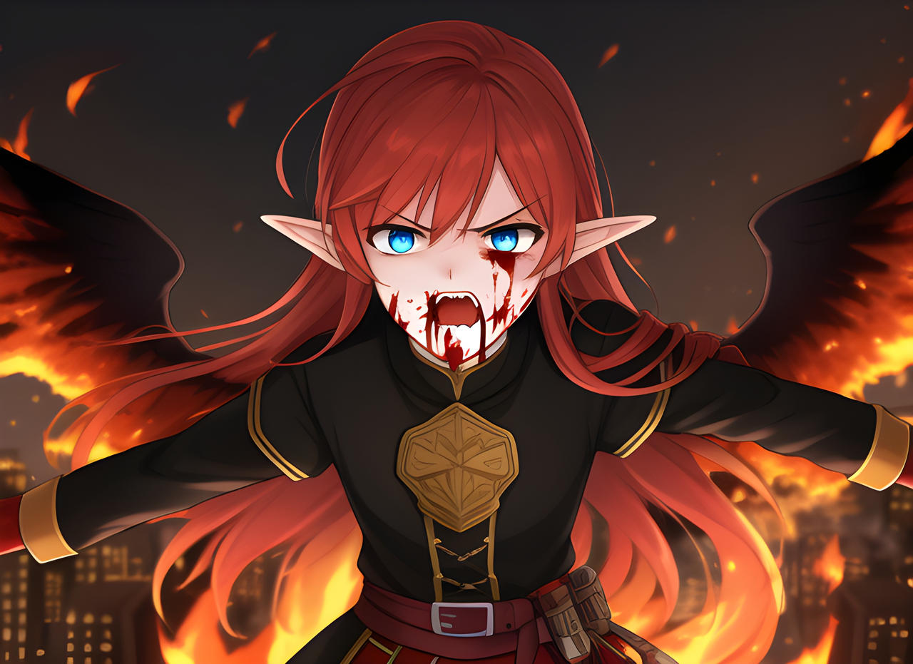 Enraged Phoenix Girl 2 By Imzigs On Deviantart