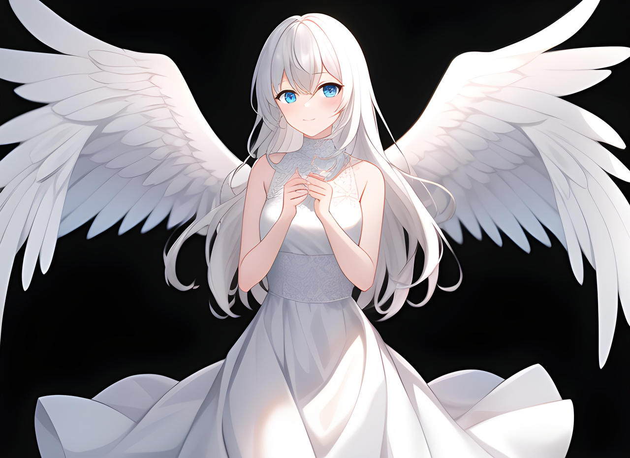 Angel Girl In White By Imzigs On Deviantart
