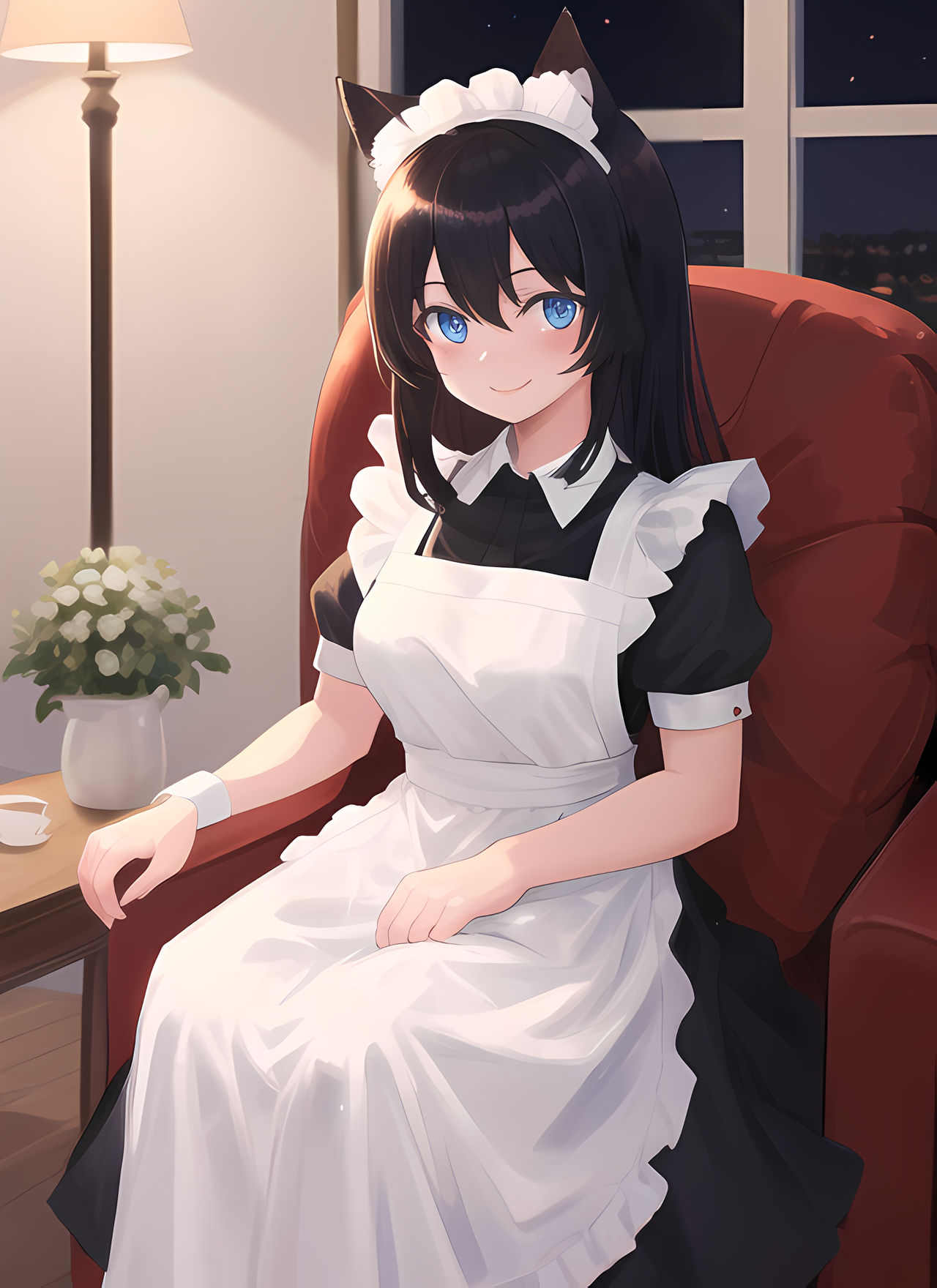 Neko Maid Will Take Care Of Your Rest By Imzigs On Deviantart