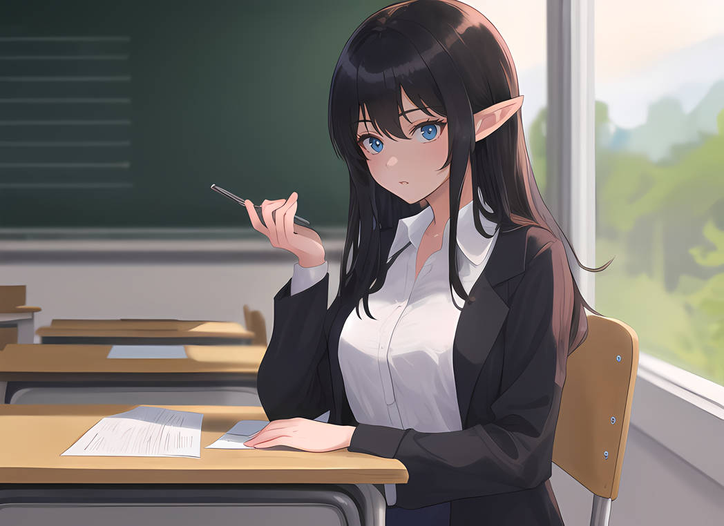 Elf Girl Learns By Imzigs On Deviantart