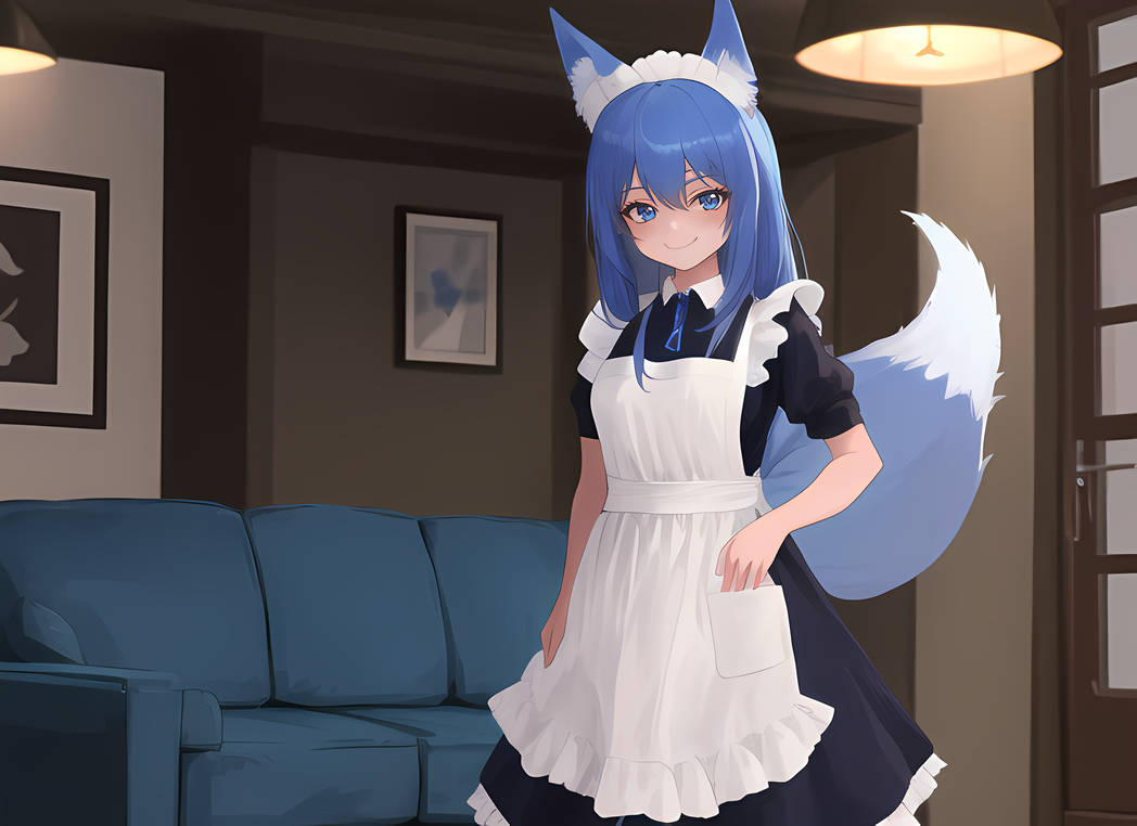 Cunning Kitsune Maid Will Take Care Of You By Imzigs On Deviantart