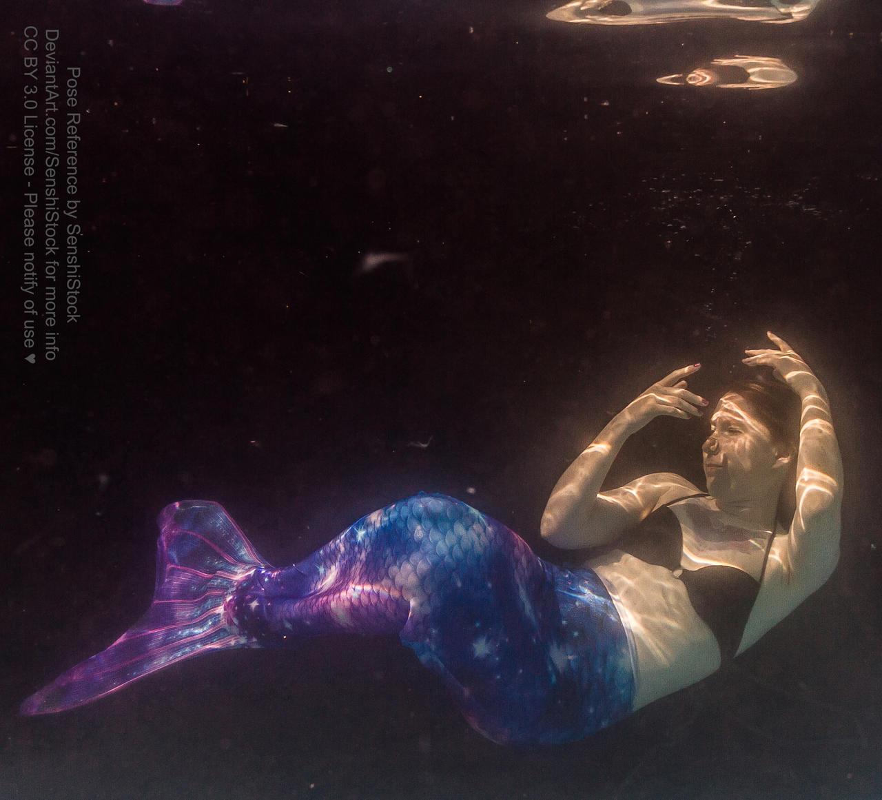 Mermaid Pose Reference Underwater Magical Floating by AdorkaStock on ... Mermaid Pose Reference Underwater Magical Floating by AdorkaStock on ...