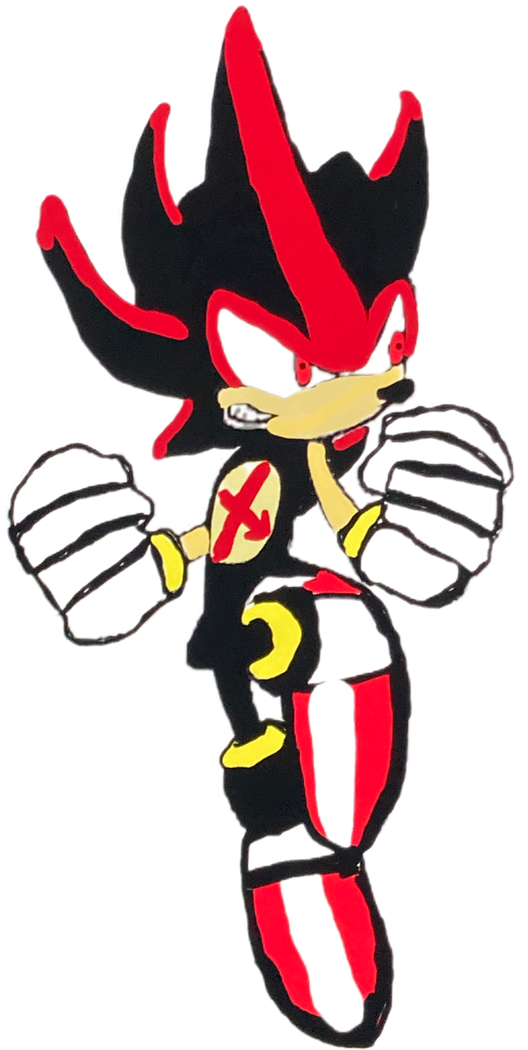My Redesign Of Shadow The Heghog By Shadowxcode On Deviantart