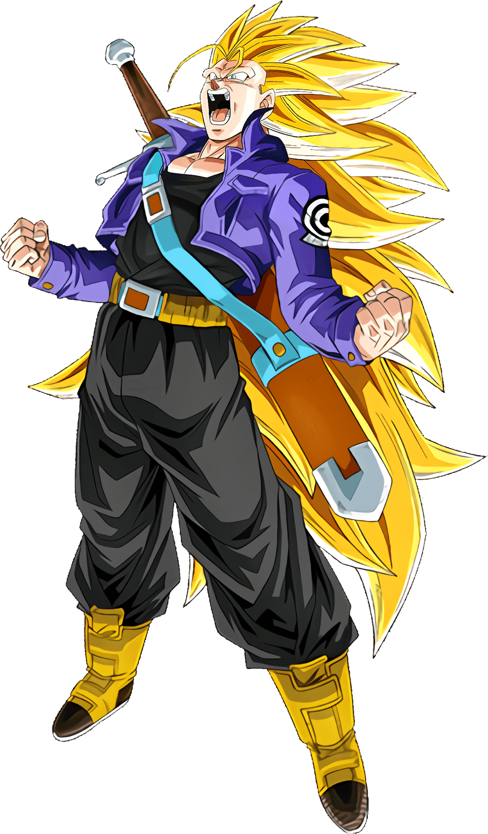 Ssj3 Future Trunks Render By Zanninrenders On Deviantart