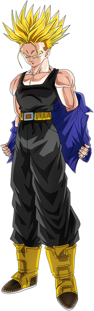 Ssj Future Trunks Android Saga Render By Zanninrenders On Deviantart