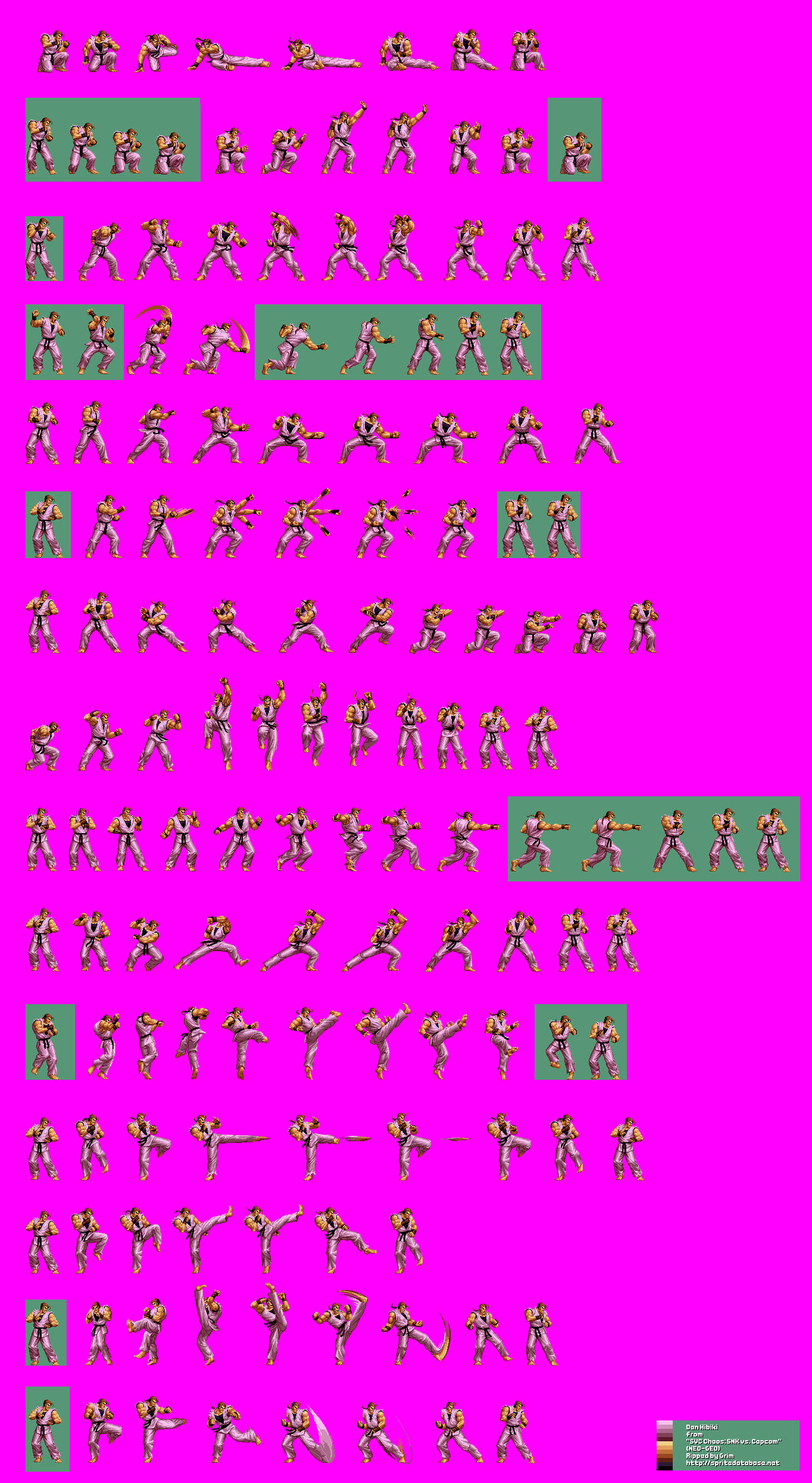 Dan Hibiki_spritesheet by Ninja-Ricky on DeviantArt Dan Hibiki_spritesheet by Ninja-Ricky on DeviantArt