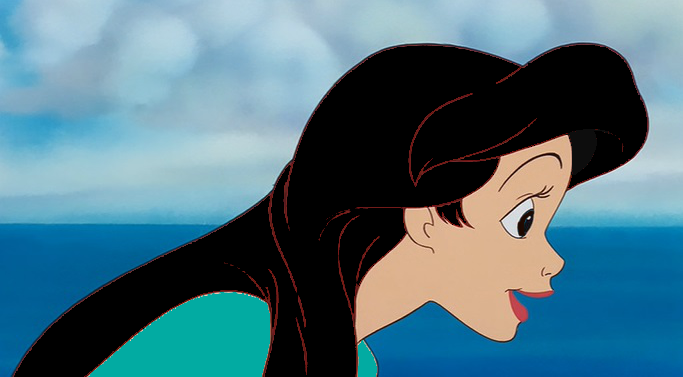 Ariel With Black Hair By Aleahdani On Deviantart