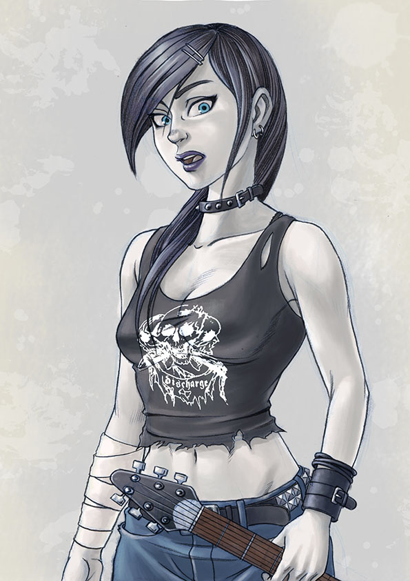 Punk Rock Girl By Eijisaeki On Deviantart