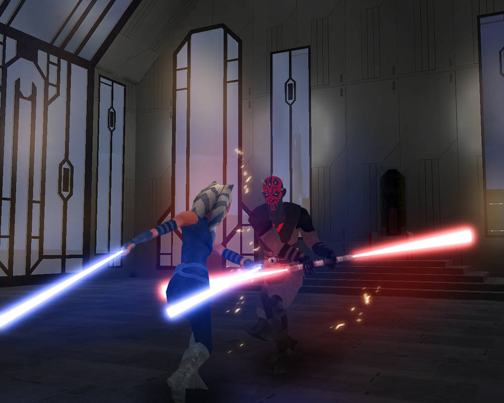 Ahsoka Vs Maul By Shenlongkazama On Deviantart