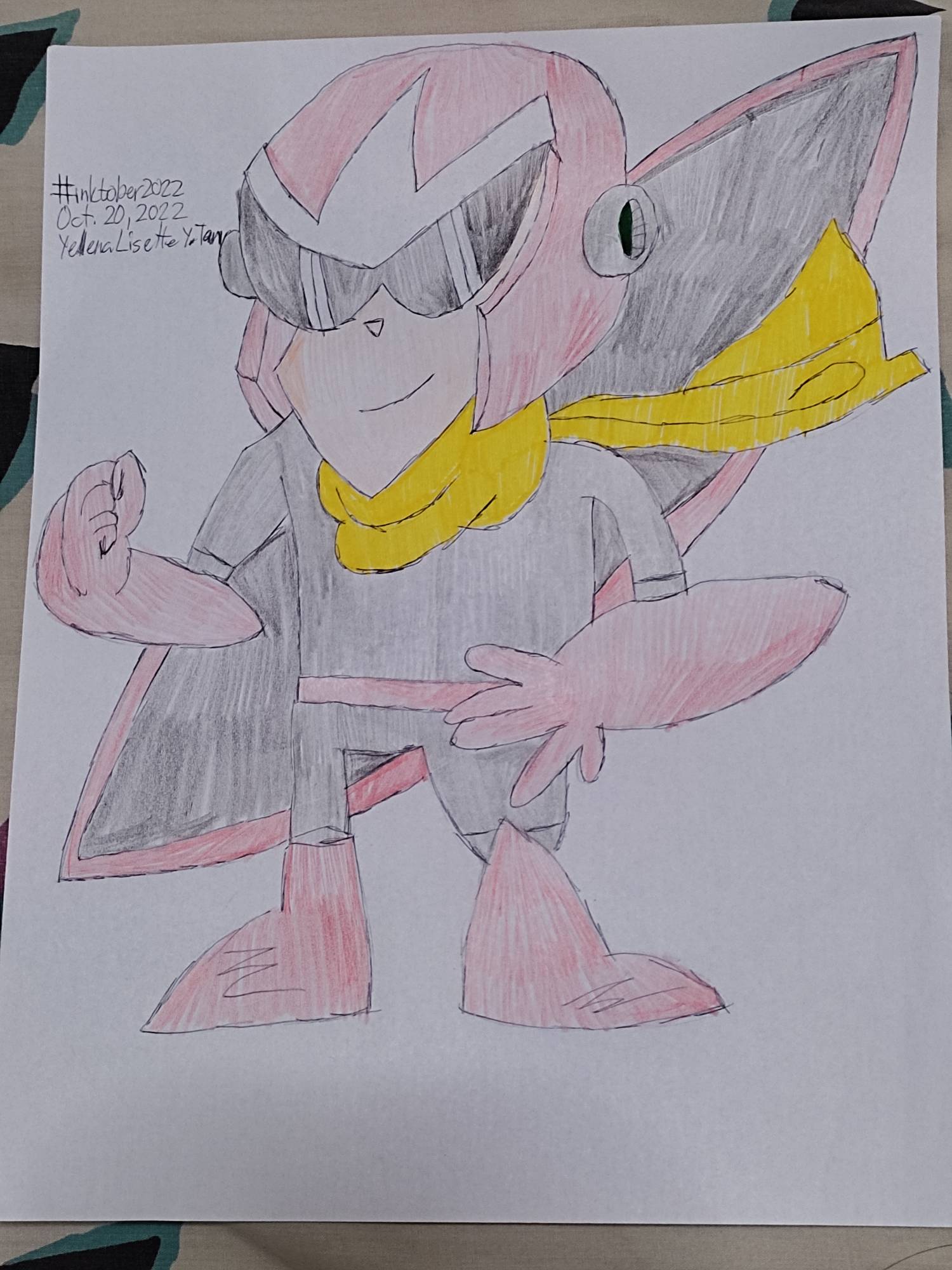 Inktober 2022 Day 20 - Protoman by tanlisette on DeviantArt Inktober 2022 Day 20 - Protoman by tanlisette on DeviantArt