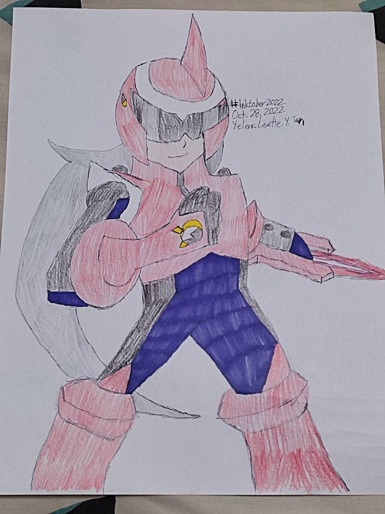 Inktober 2022 Day 28 - Protoman.EXE by tanlisette on DeviantArt Inktober 2022 Day 28 - Protoman.EXE by tanlisette on DeviantArt