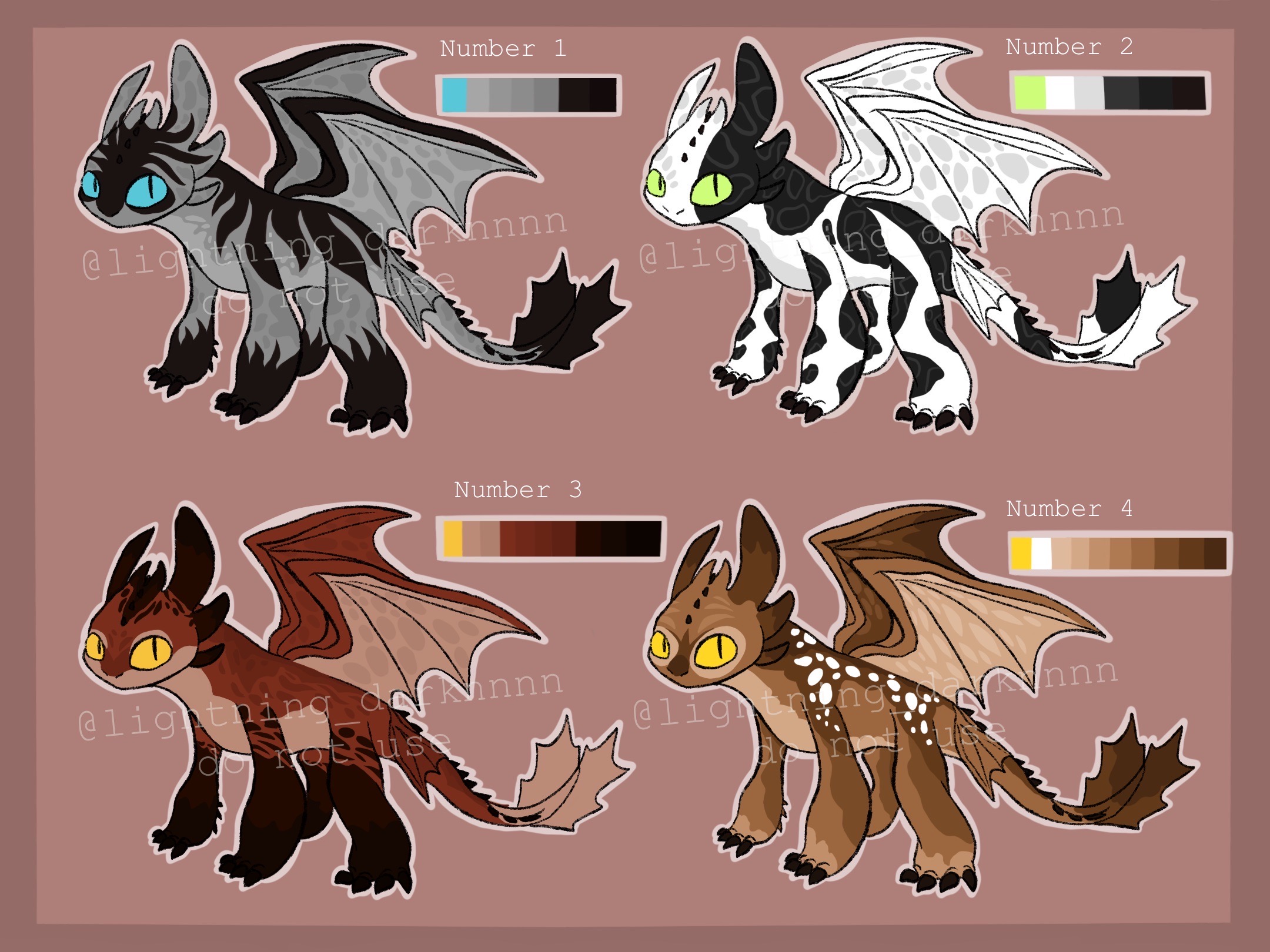 Night Fury Adopts Closed By Lightninngdarknn On Deviantart