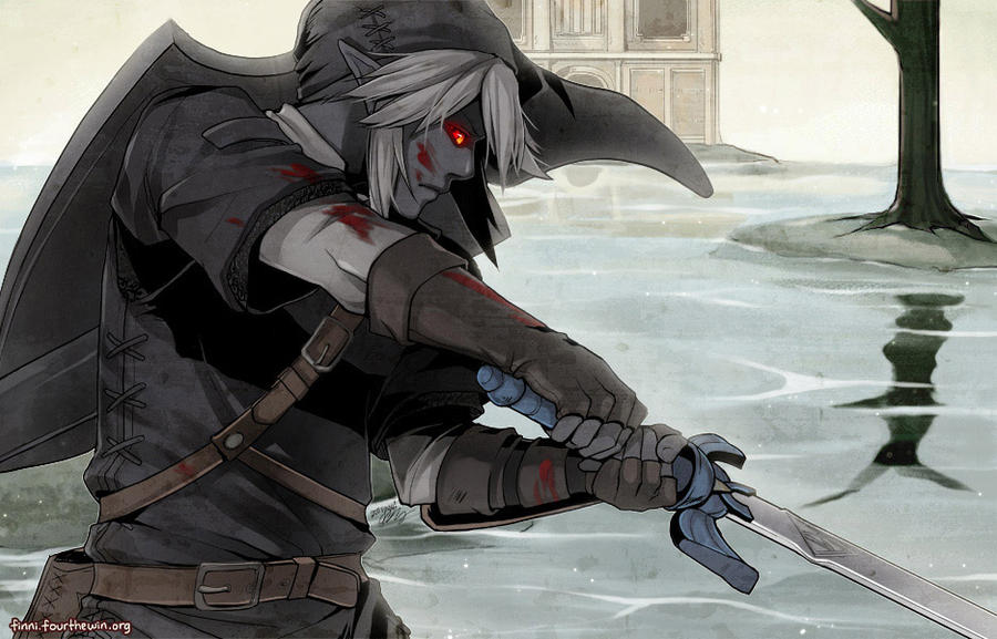 Legend Of Zelda Dark Link By Finni On Deviantart