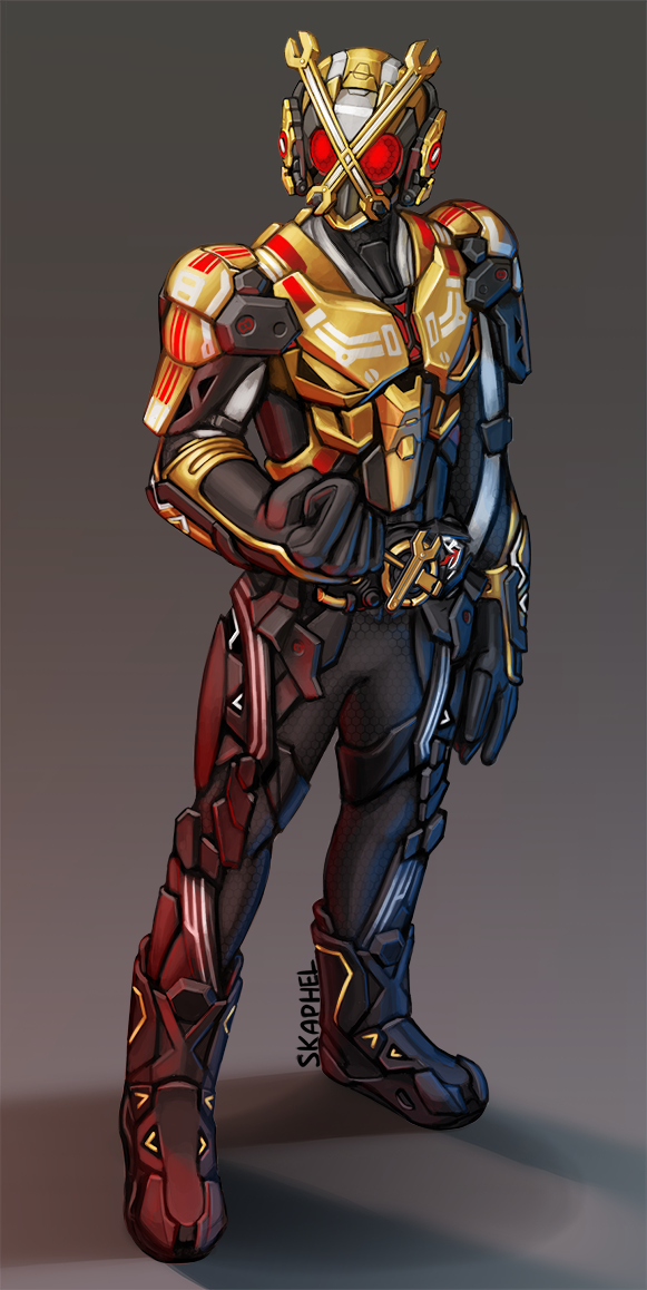 Kamen Rider Kikai 01 by Skaphel on DeviantArt Kamen Rider Kikai 01 by Skaphel on DeviantArt