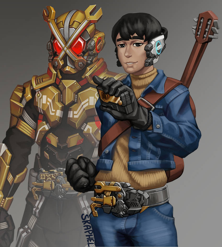 Kamen Rider Kikai 01 - Rento Makina by Skaphel on DeviantArt Kamen Rider Kikai 01 - Rento Makina by Skaphel on DeviantArt