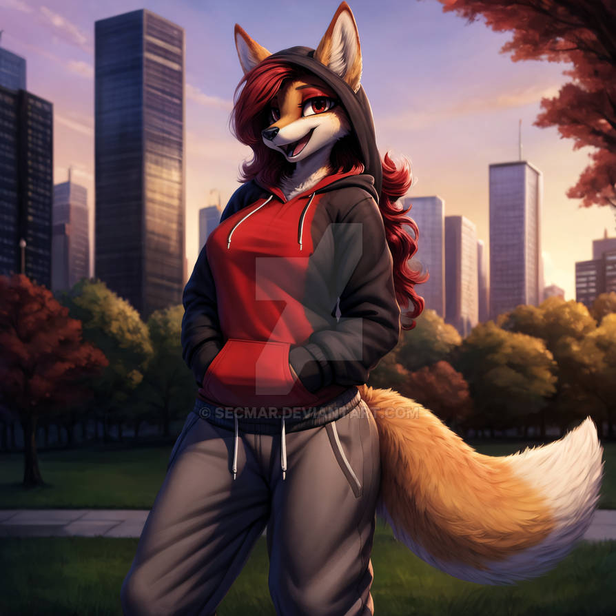Open Adoptable Beautiful Hoodie Dingo Girl By Secmar On Deviantart