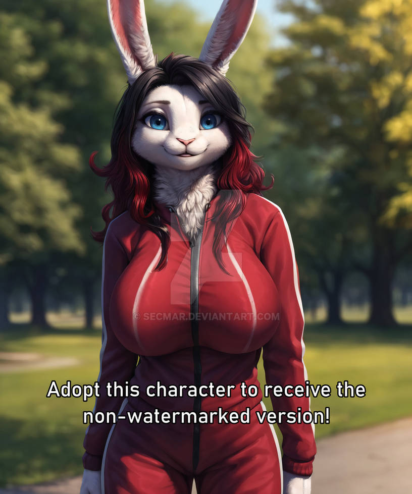 Open Busty Pretty Tracksuit Bunny Girl By Secmar On Deviantart