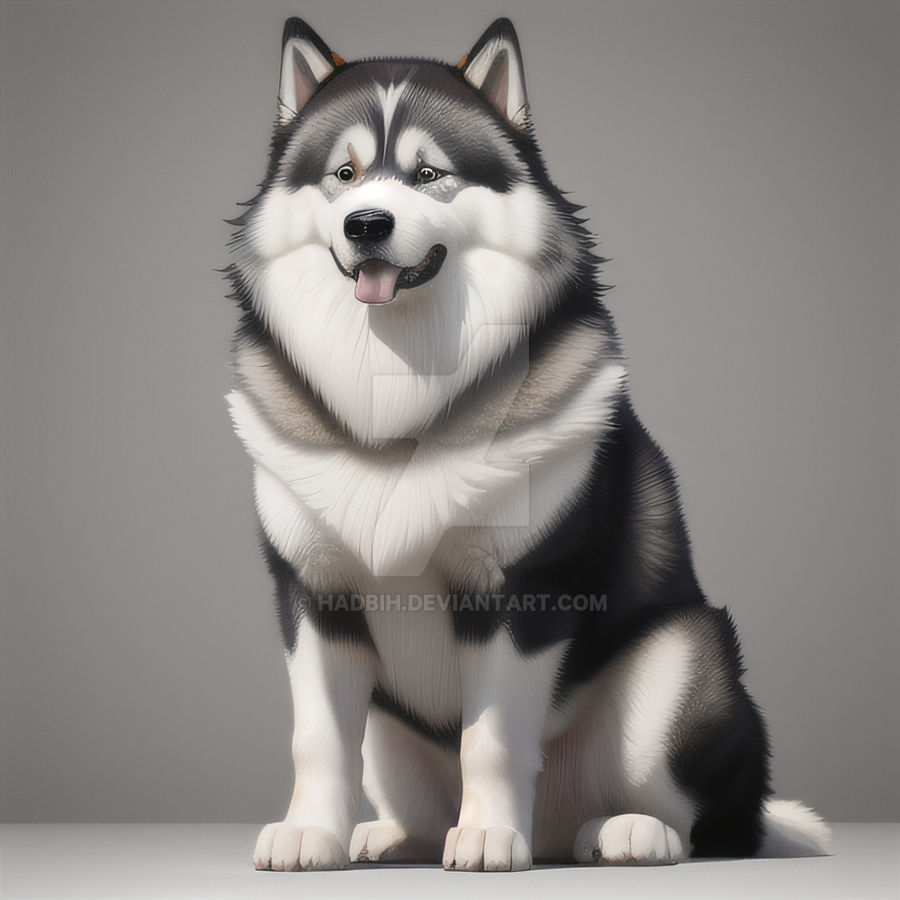Alaskan Malamute By Hadbih On Deviantart