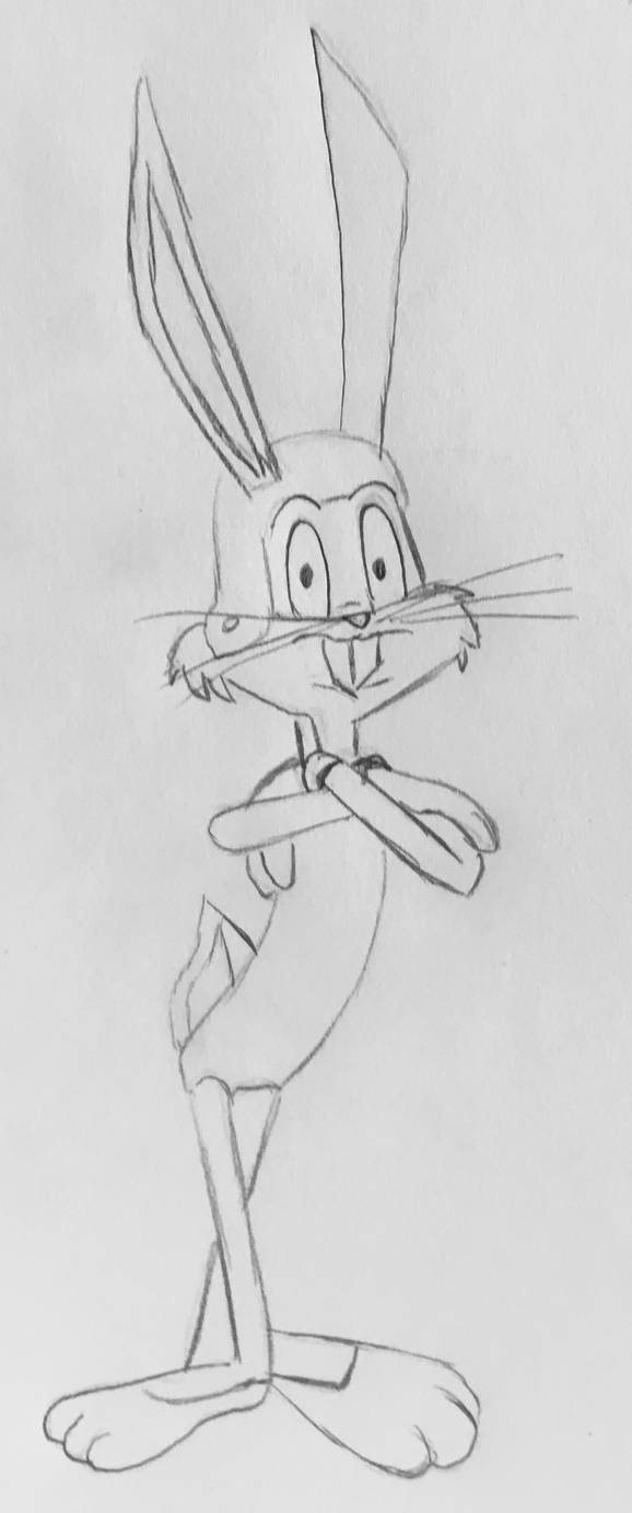 Bugs Bunny In Space Suit Lineart By Captainedwardteague On Deviantart