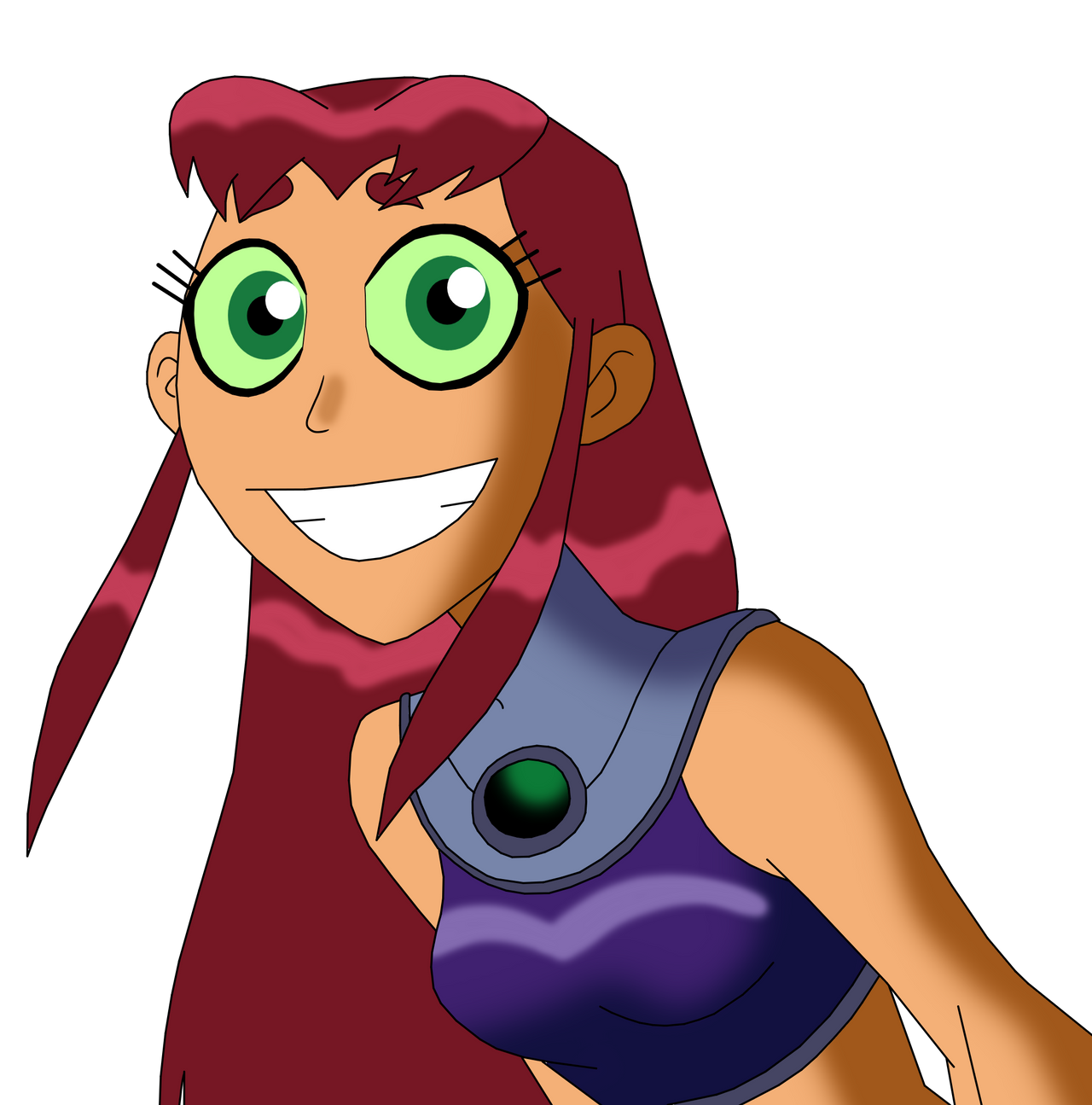Starfire Thrilled By Captainedwardteague On Deviantart