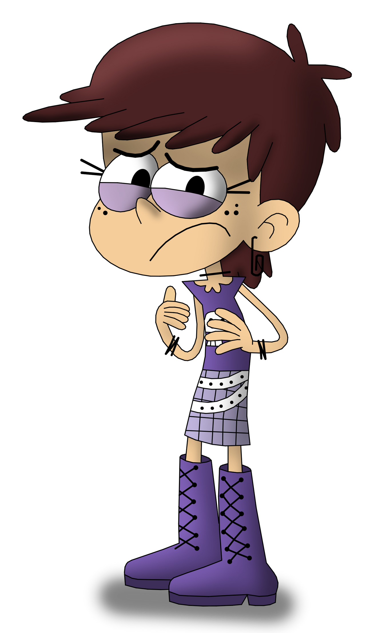 Luna Loud Concerned By Captainedwardteague On Deviantart