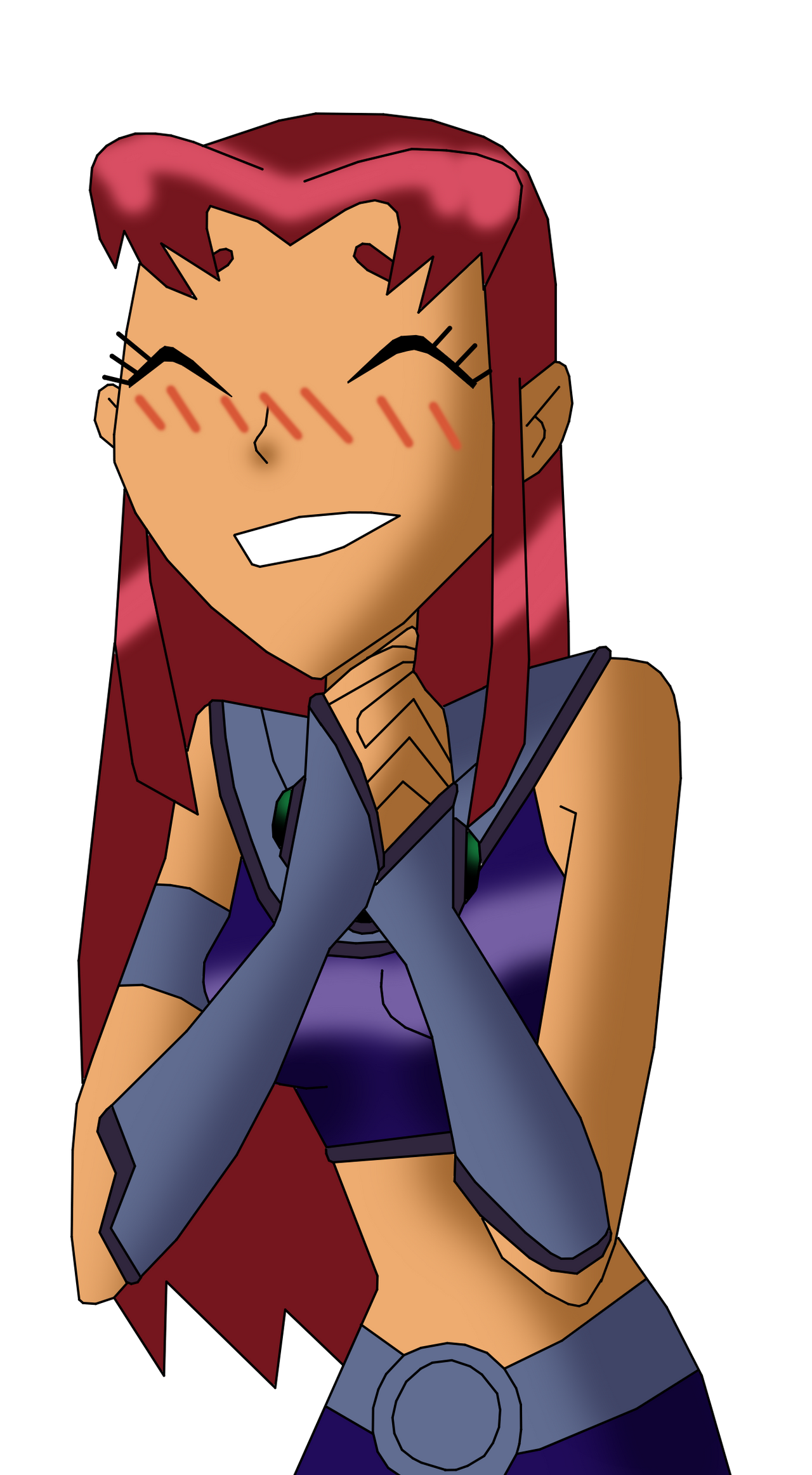 Starfire Greetings By Captainedwardteague On Deviantart