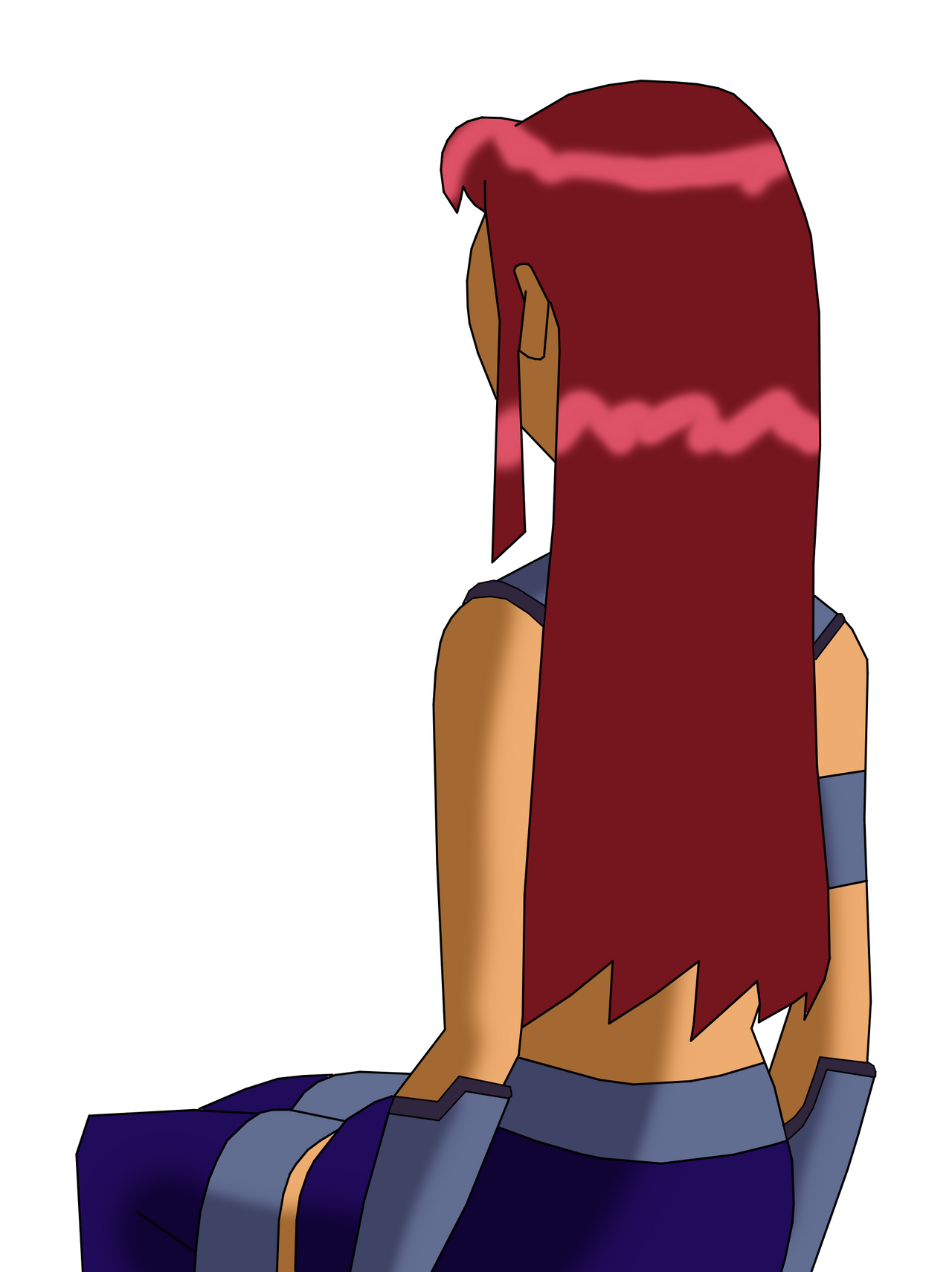 Starfire Sitting Forward By Captainedwardteague On Deviantart