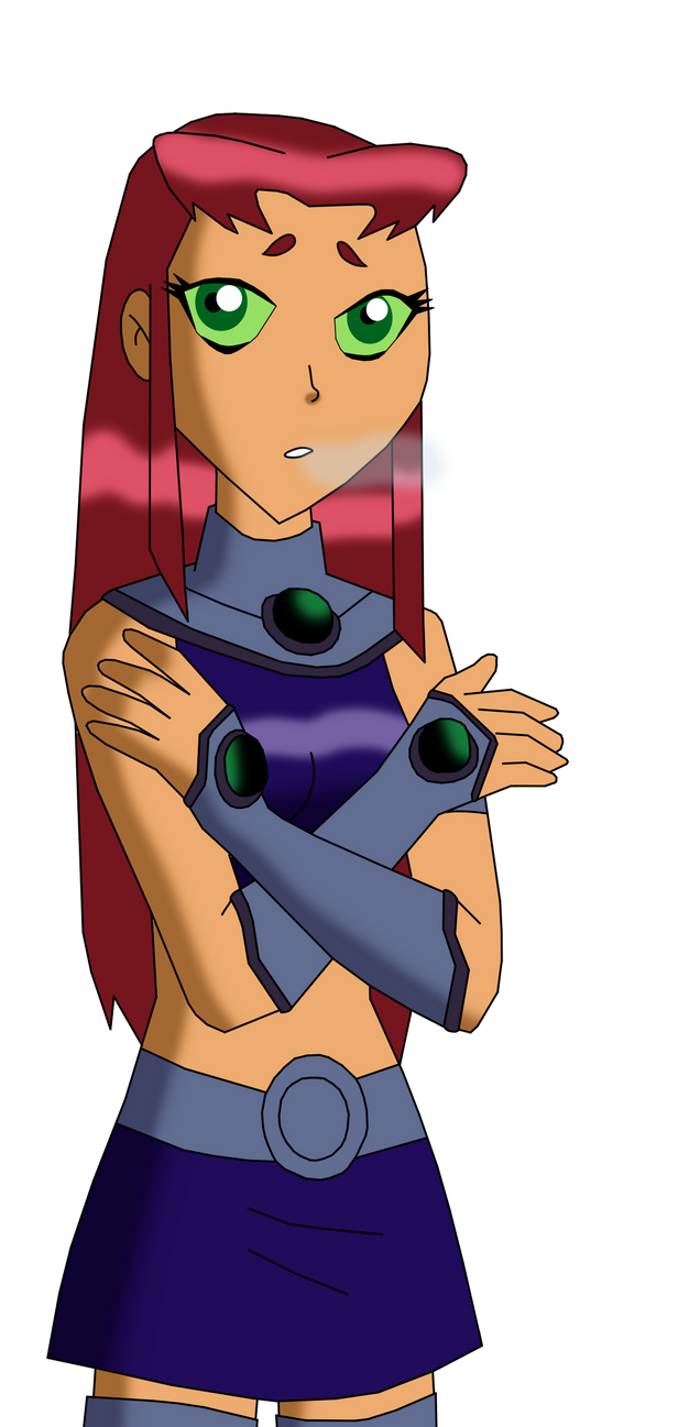 Starfire Is Super Cold By Captainedwardteague On Deviantart