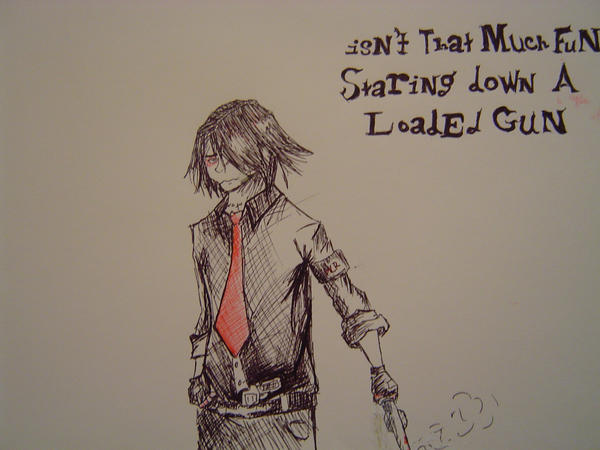 staring down a loaded gun by OOitsmagic90 on DeviantArt