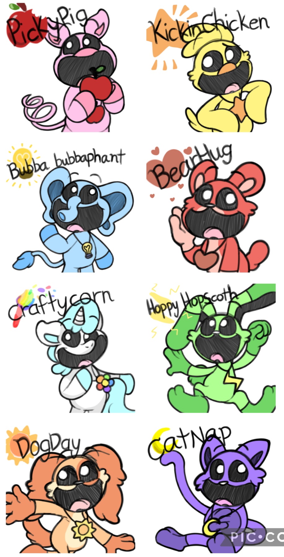 Smiling Critters: sketch by pocolocopoco on DeviantArt Smiling Critters: sketch by pocolocopoco on DeviantArt