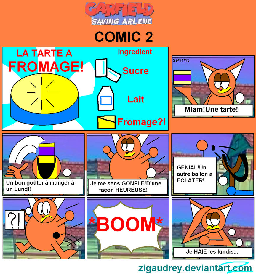 Garfield Save Arlene Comic 2 By Zigaudrey On Deviantart