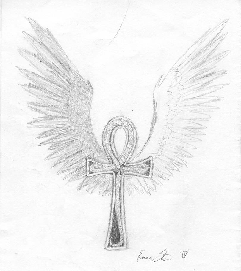 Winged Ankh design by Rowan-kun on DeviantArt