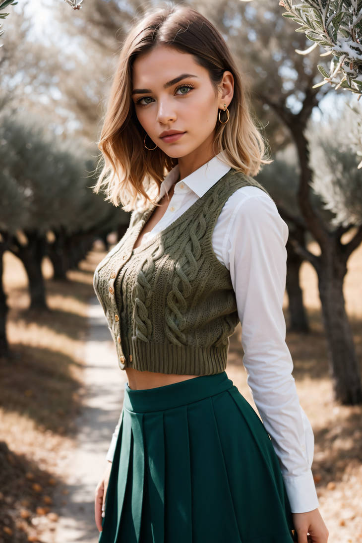 Pretty Preppy Girl By Ai Giictifgirl On Deviantart
