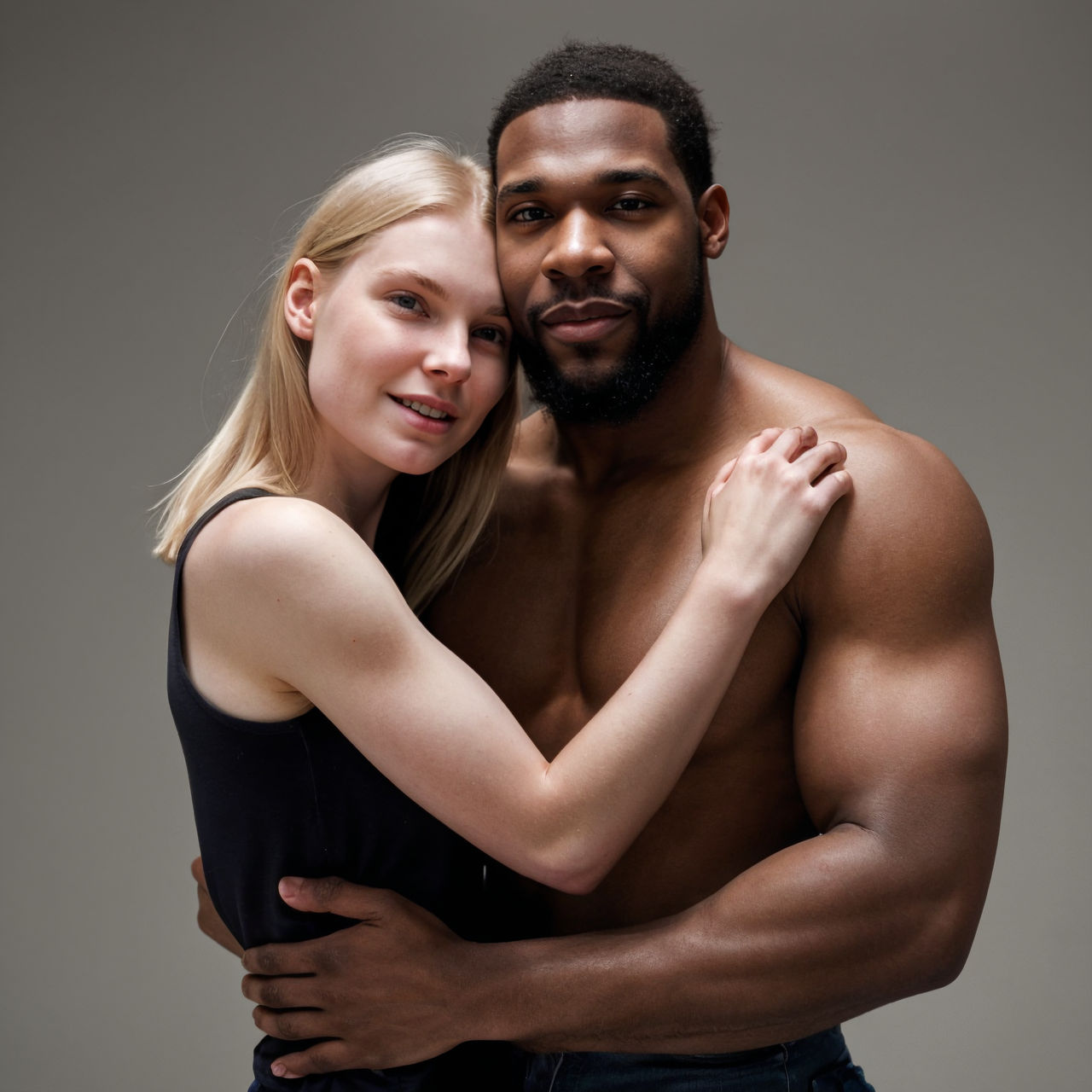 Interracial Couple By Ai Giictifgirl On Deviantart