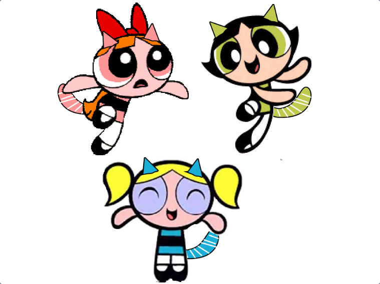 Powerpuff Tanookis By Pankanellos On Deviantart
