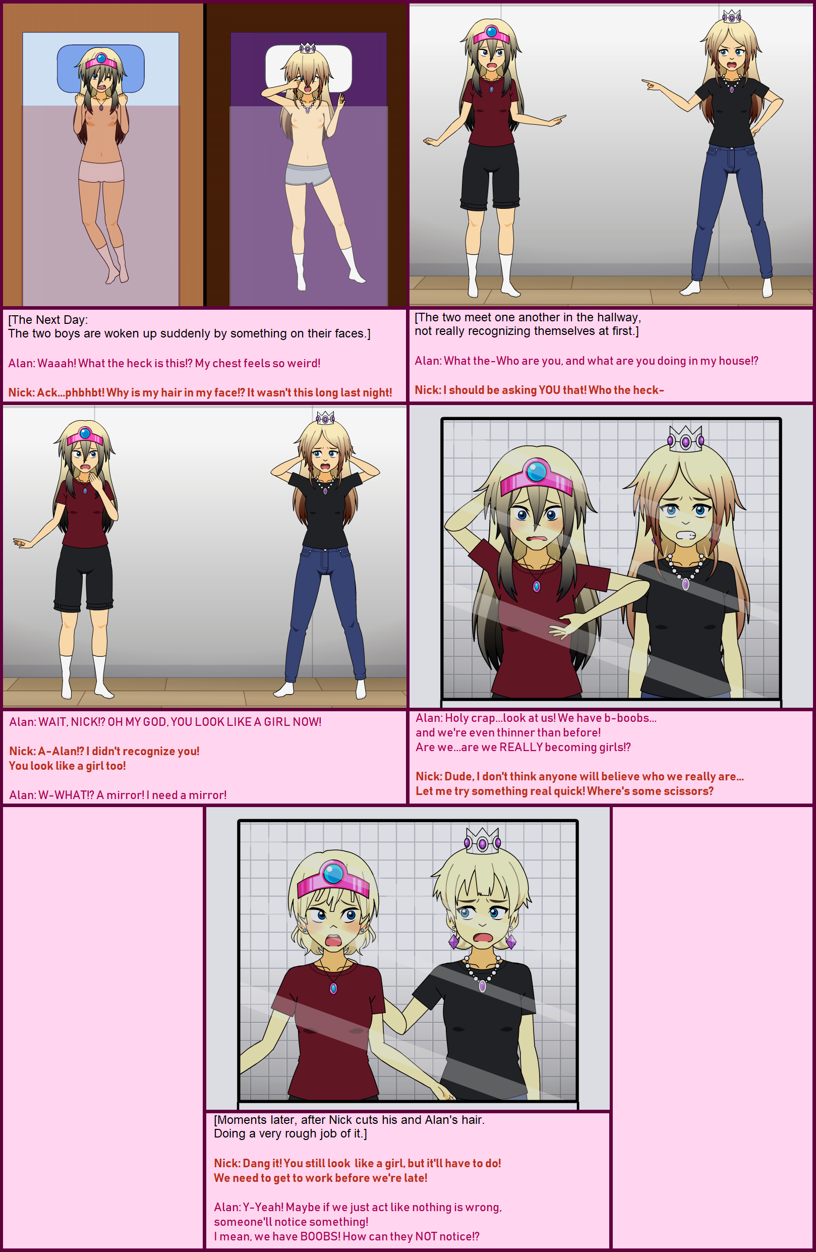 Commission Bimbo Princesses Pt 4 By Thriller54321 On Deviantart